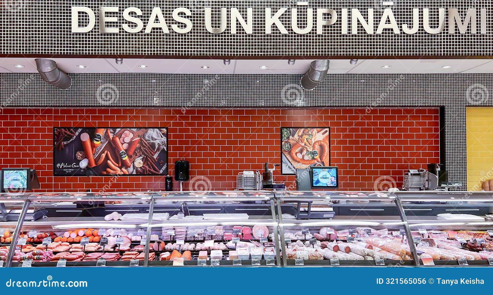 Deli Section Of A Grocery Store Editorial Photo | CartoonDealer.com ...