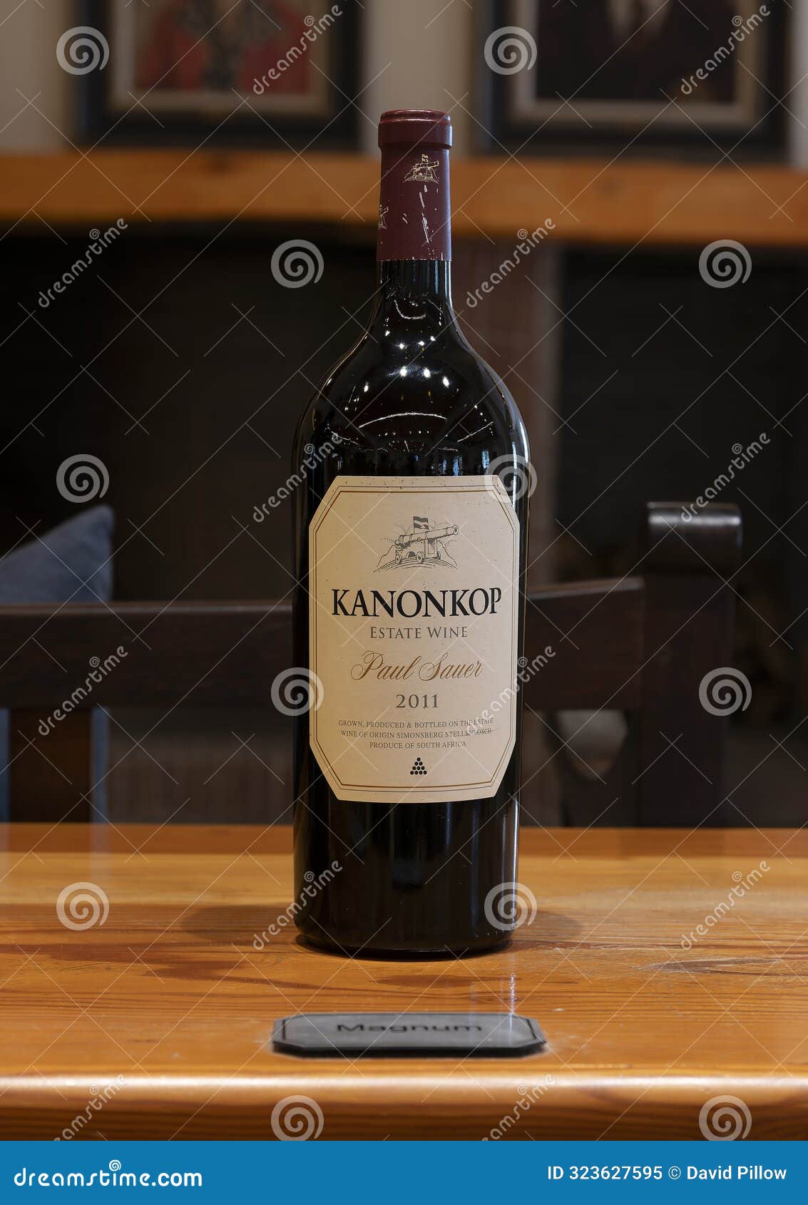 Magnum of Kanonkop Estate Wine, at Kanonkop Estate, a Winery in the ...