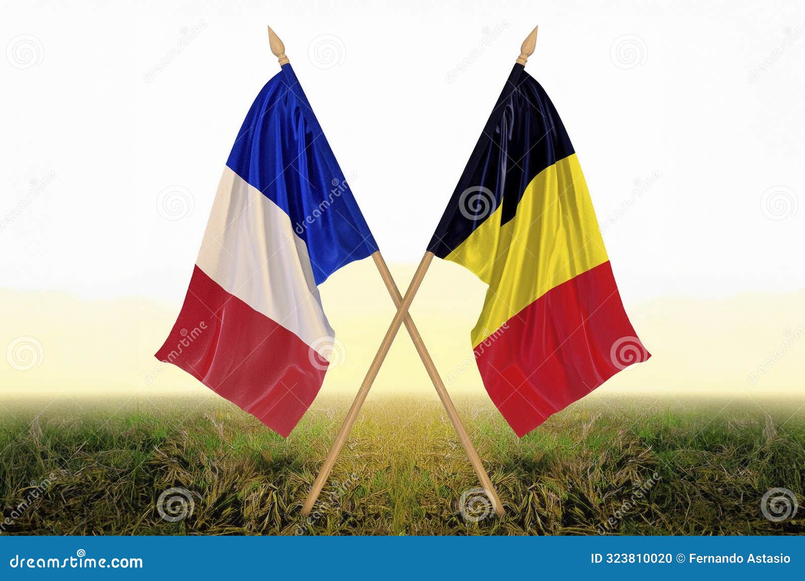 France. Belgium. France Flag. Belgium Flag. Joint Flags Due To the ...