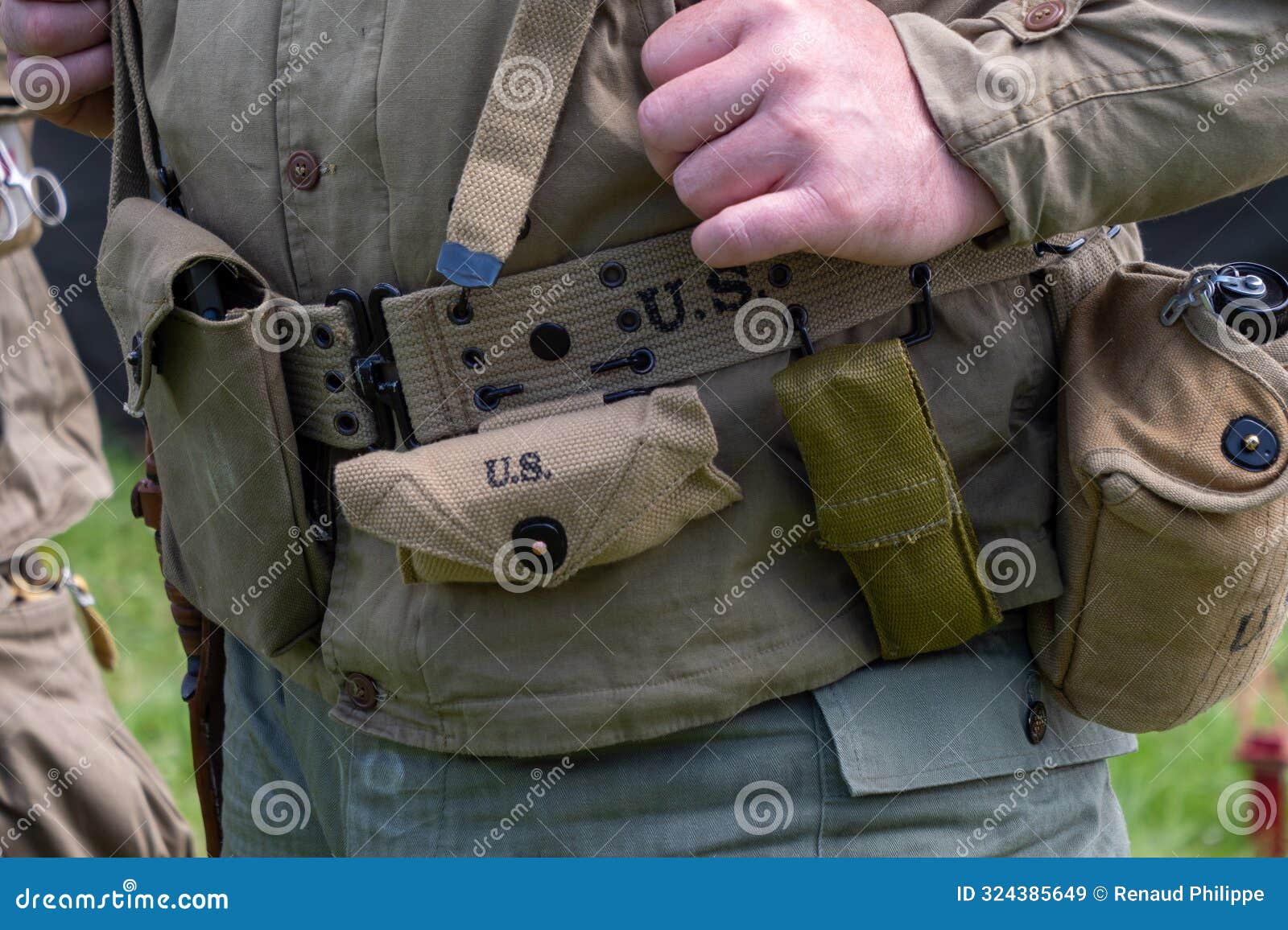 World War Two Military American Equipmente Stock Image - Image of ...