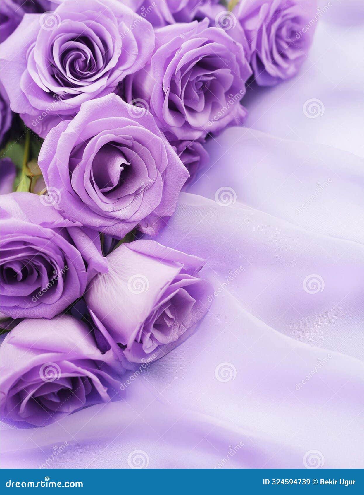 Purple Roses Corner Border Designs. Stock Illustration - Illustration ...