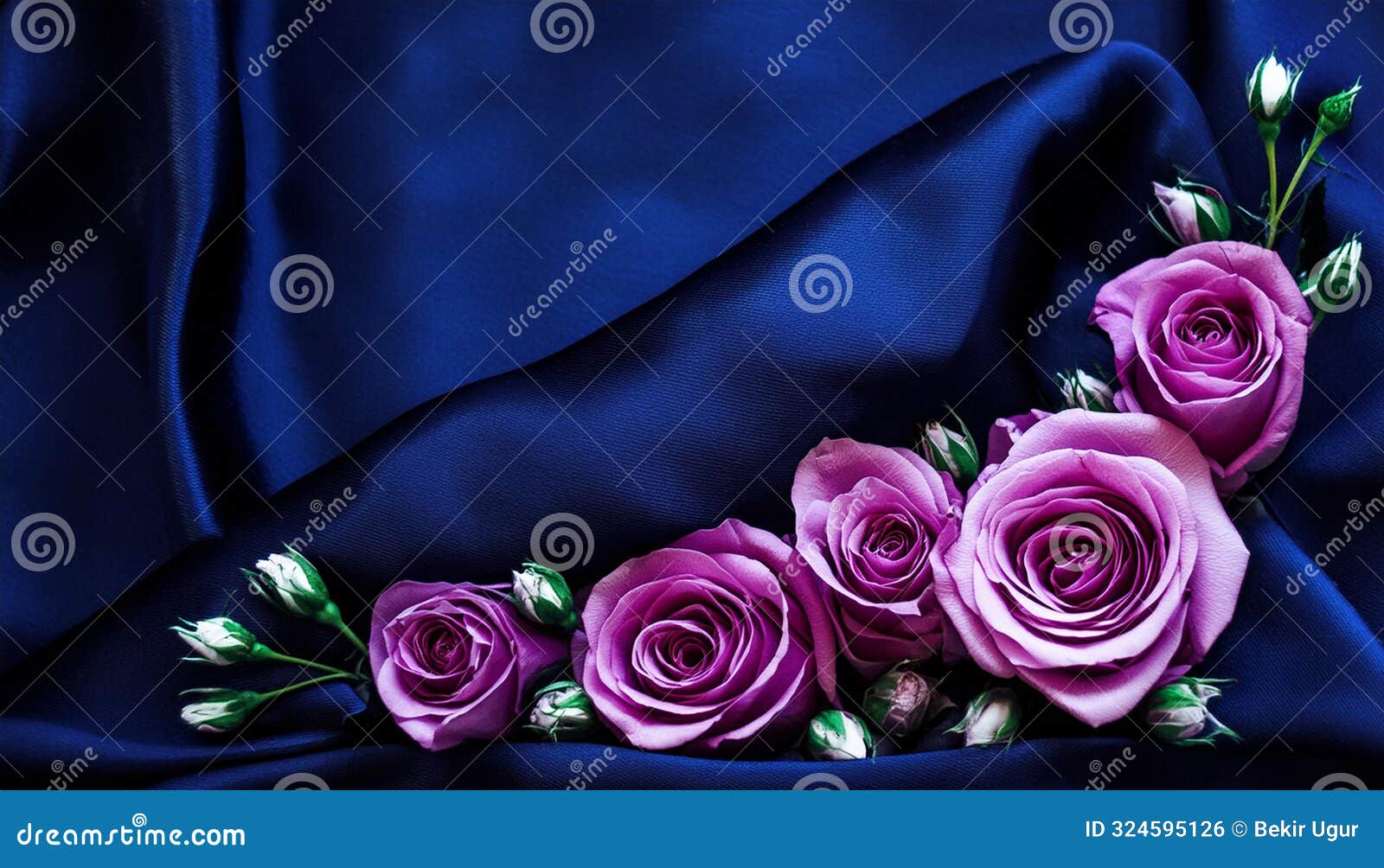 Purple Roses Corner Border Designs. Stock Illustration - Illustration ...