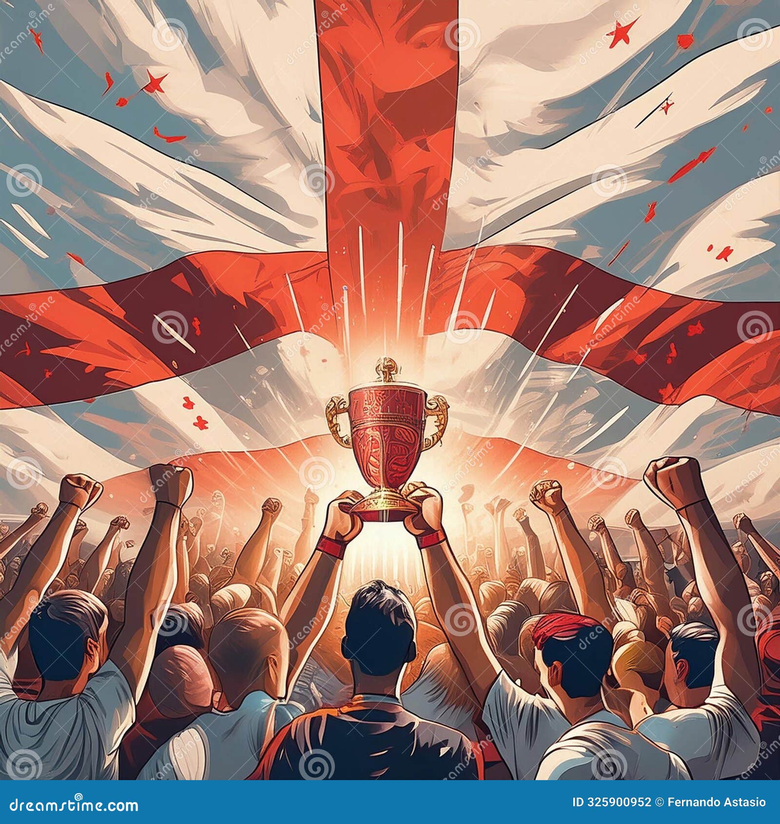 England Winner. Winner Concept. England Flag. England Winner of Euro ...