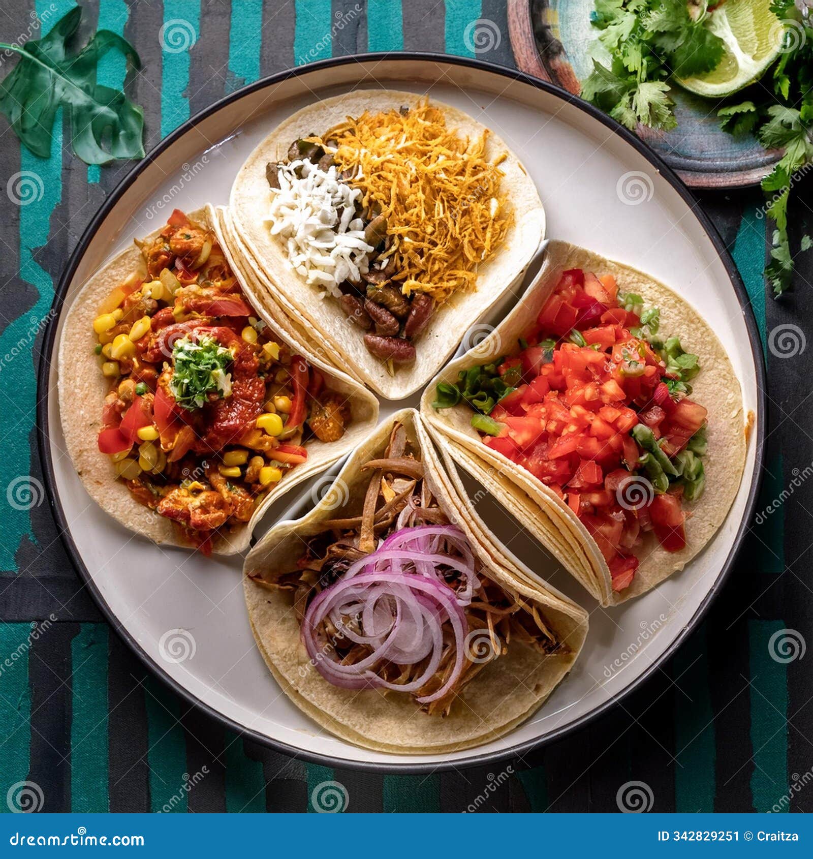 Traditional Taco Tuesday Meal Neon Light Sign Cartoon Vector ...
