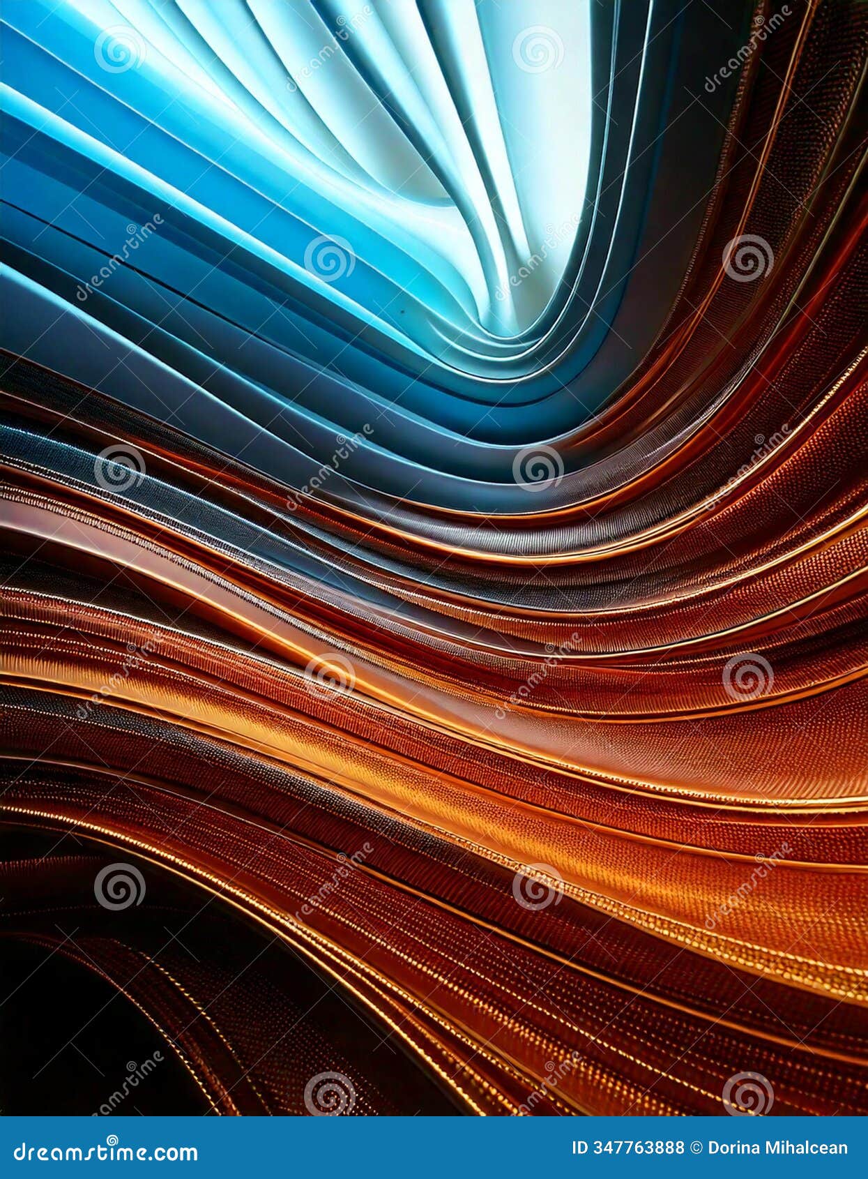 Name Tags with a Symphony of Curves Stock Illustration - Illustration ...