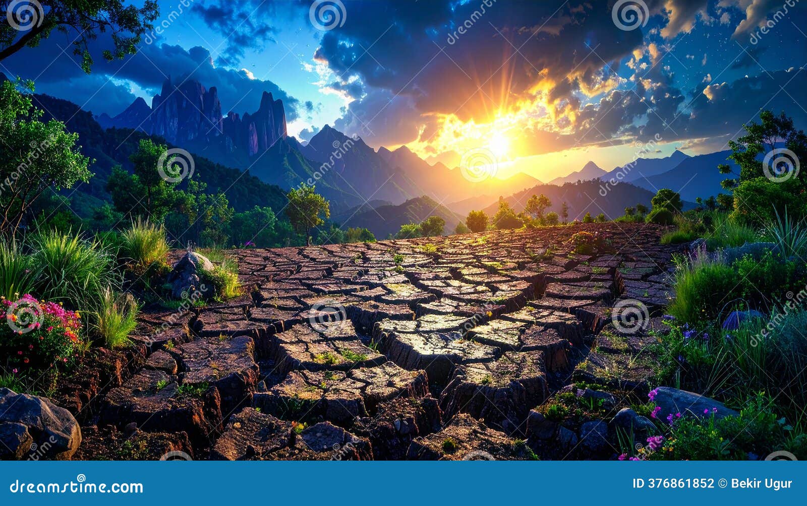 Global Worming Concept - Cracked Scorched Earth Soil Drought Desert ...