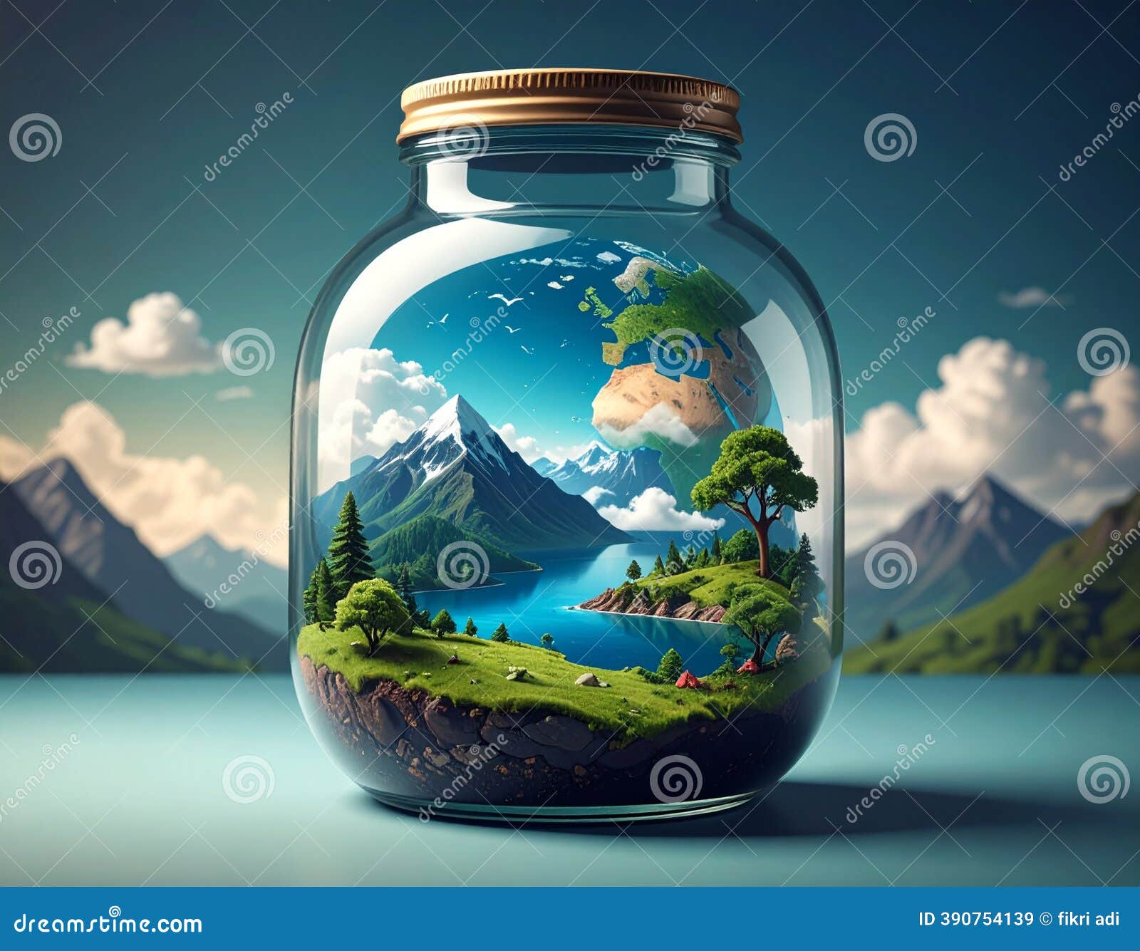 A Stunning Glass Sphere Showcases Vibrant Fruits And Vegetables ...