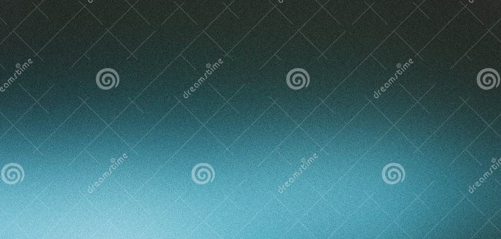 Grainy Textured Abstract Background with a Teal To Black Gradient Fade ...