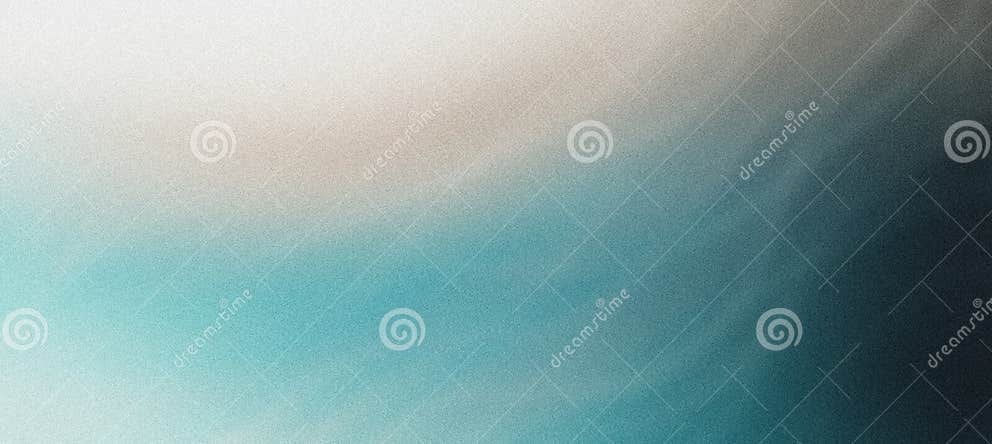 Gradient Fading from Teal To Beige, Creating a Grainy Textured Abstract ...