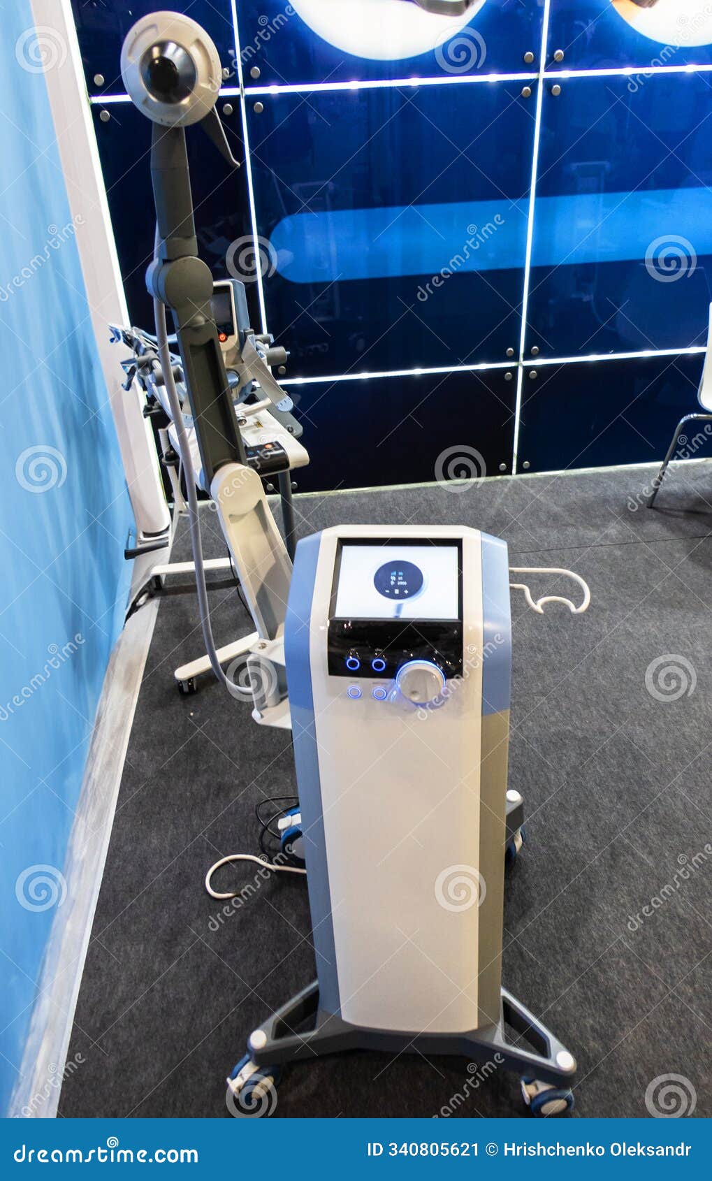 Apparatus for Continuous and Pulsed Microwave Therapy Stock Image ...