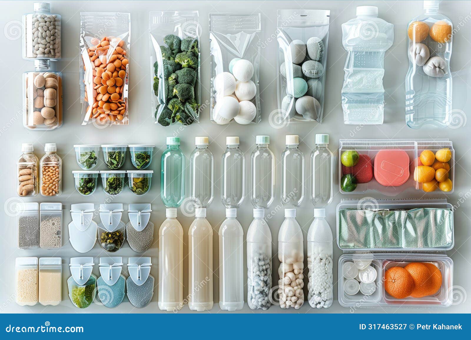 Assorted Plastic Packaging Products, Featuring Bottles, Containers, and ...