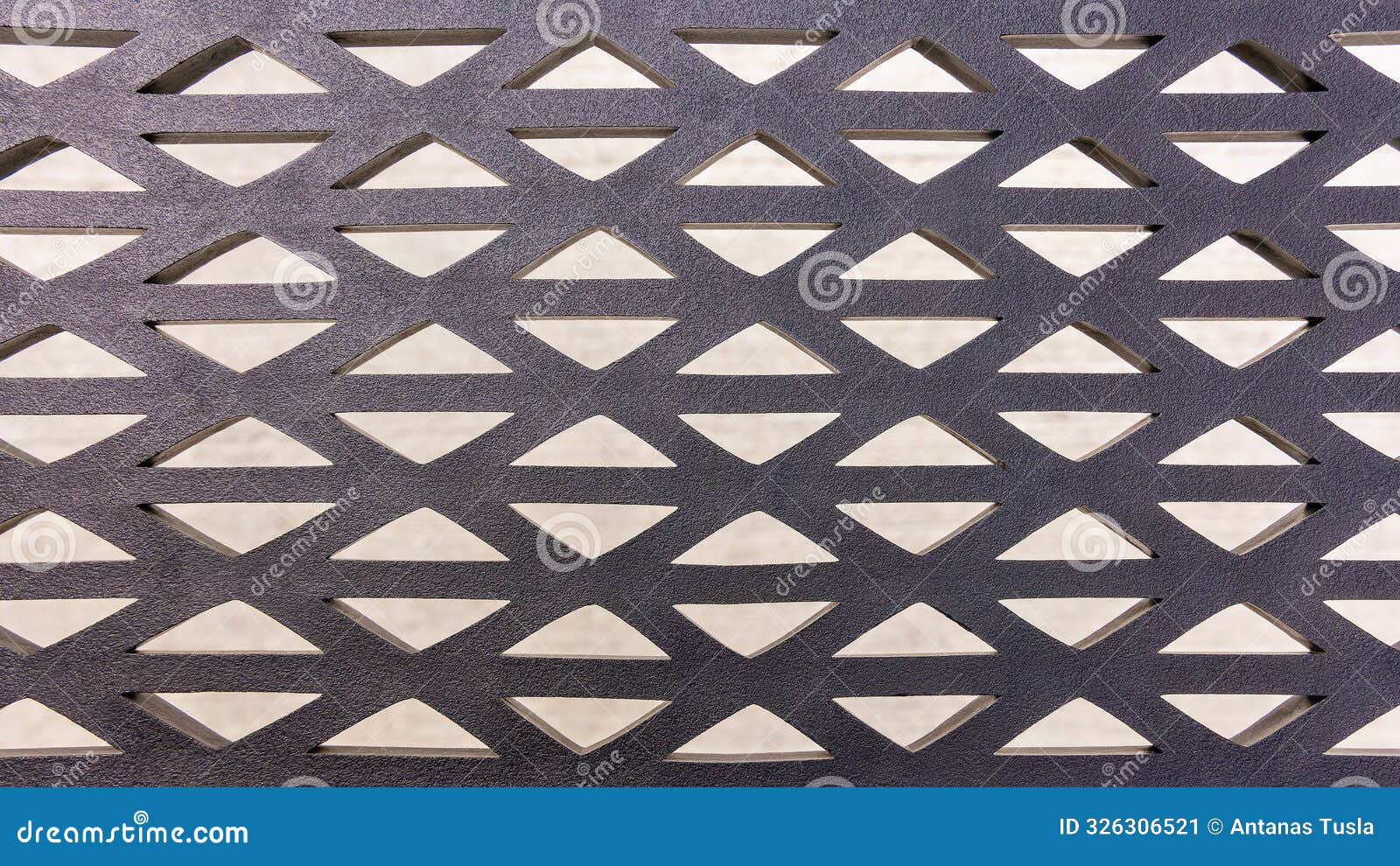 Black Plastic Sheet with Triangular Cutouts, Perfect for a Modern ...