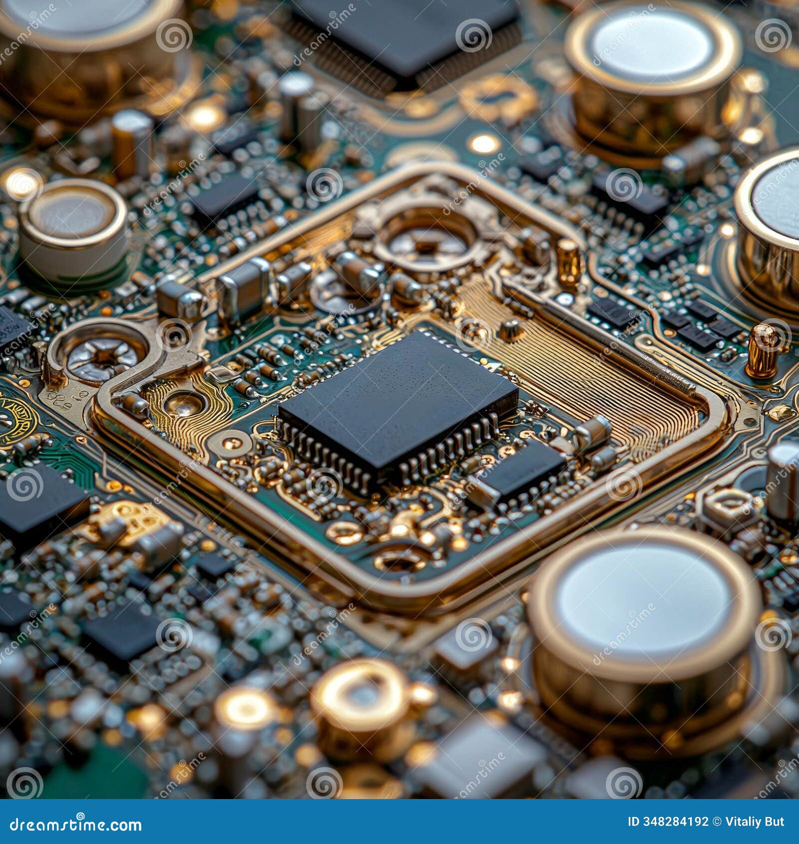 Close Up Examination Smartphone Internals Reveals Complex Network ...