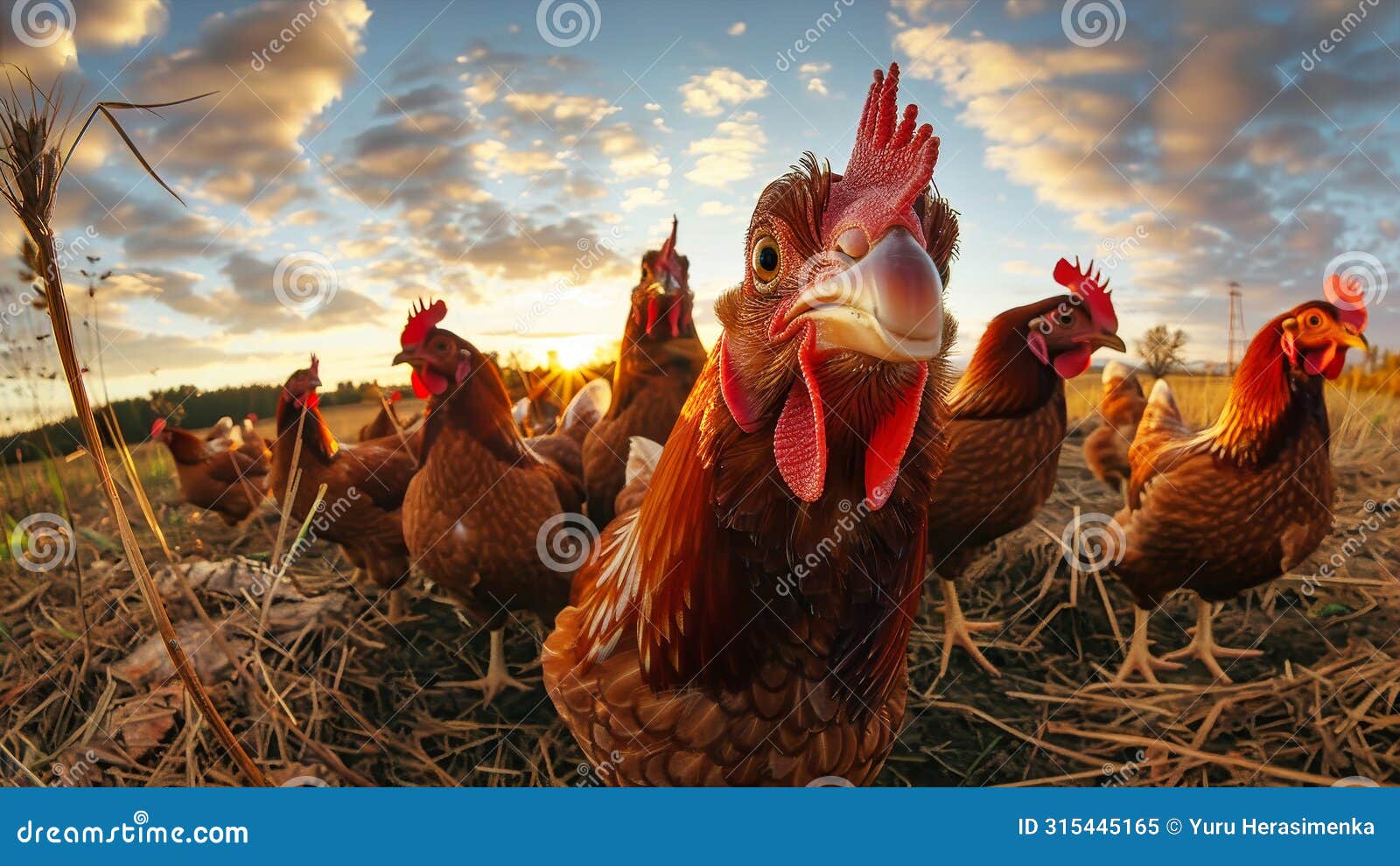 Generated image stock illustration. Illustration of hens - 315445165