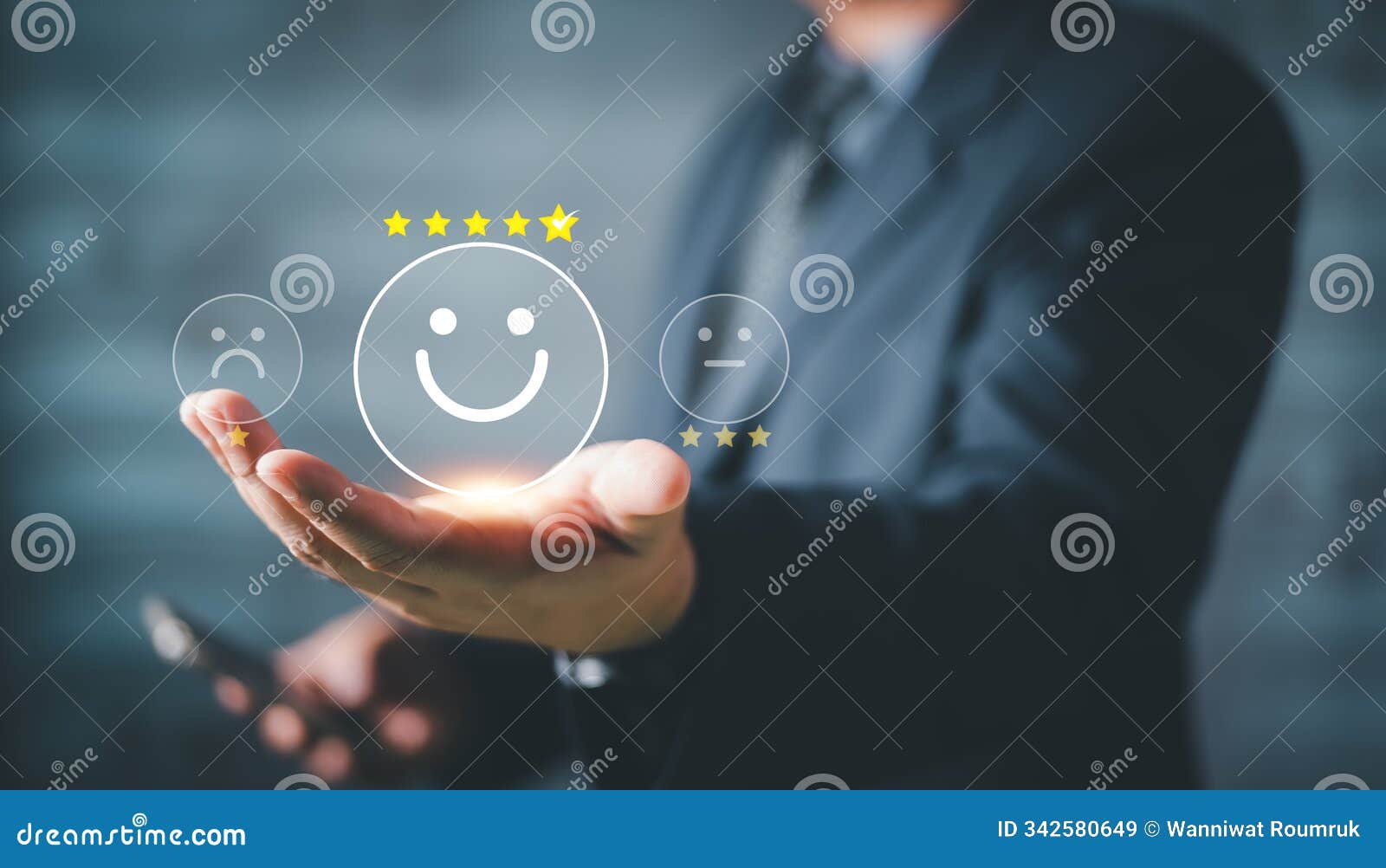 Customer Service and Satisfaction Concept ,Business People are Touching ...