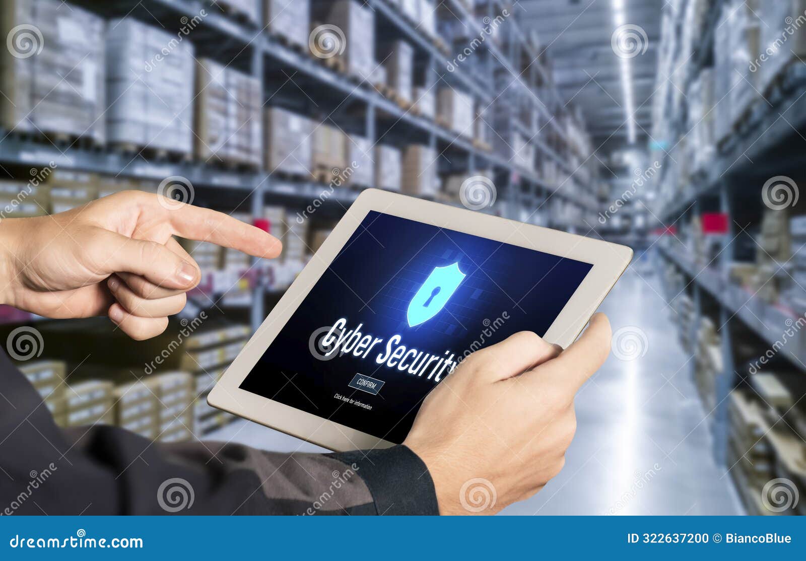 Cyber Security System on Computer Screen Protect Private Information ...