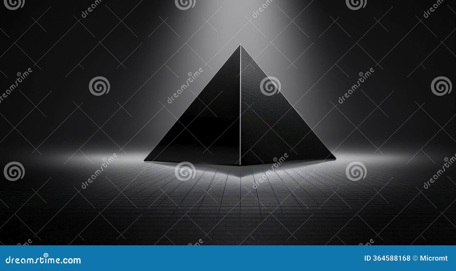 Black Pyramid Soundproofing Foam On Textured Wall , Dark, Room ...