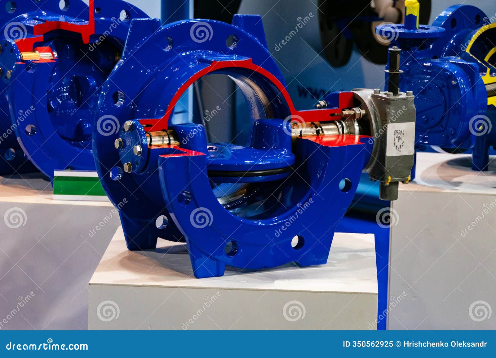 Detail in Section for Studying the Principle of Operation Stock Image ...