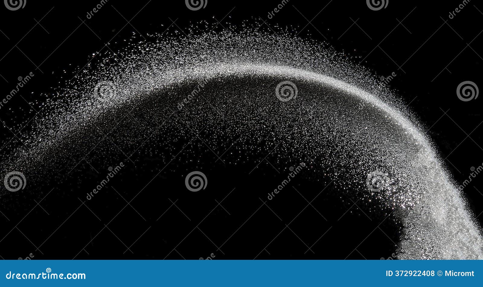 Arc Backdrop Plume Silver Abstract Grainy Texture. Silverish Curl ...