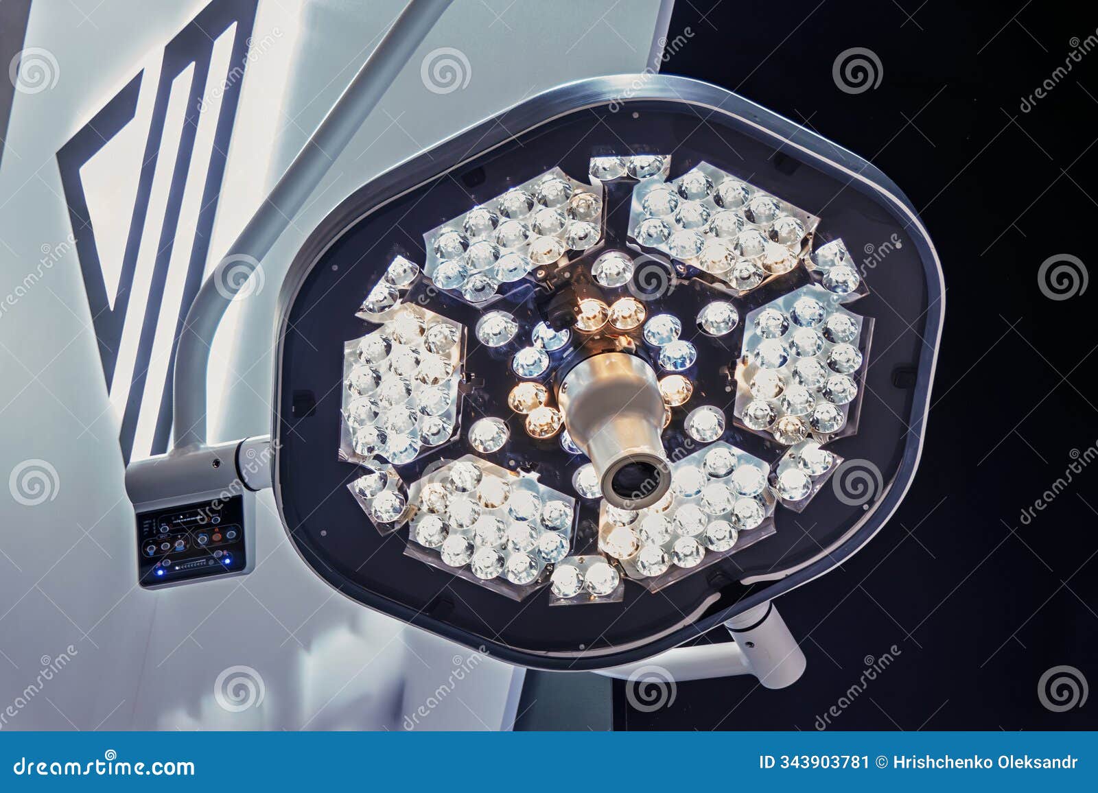 LED Surgical Lamp. Lighting Unit for the Operating Room Stock Image ...