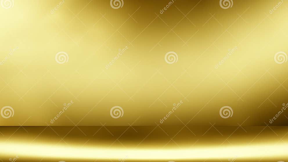 Luxurious Shiny Gold Gradient Background with Light Reflections Stock ...