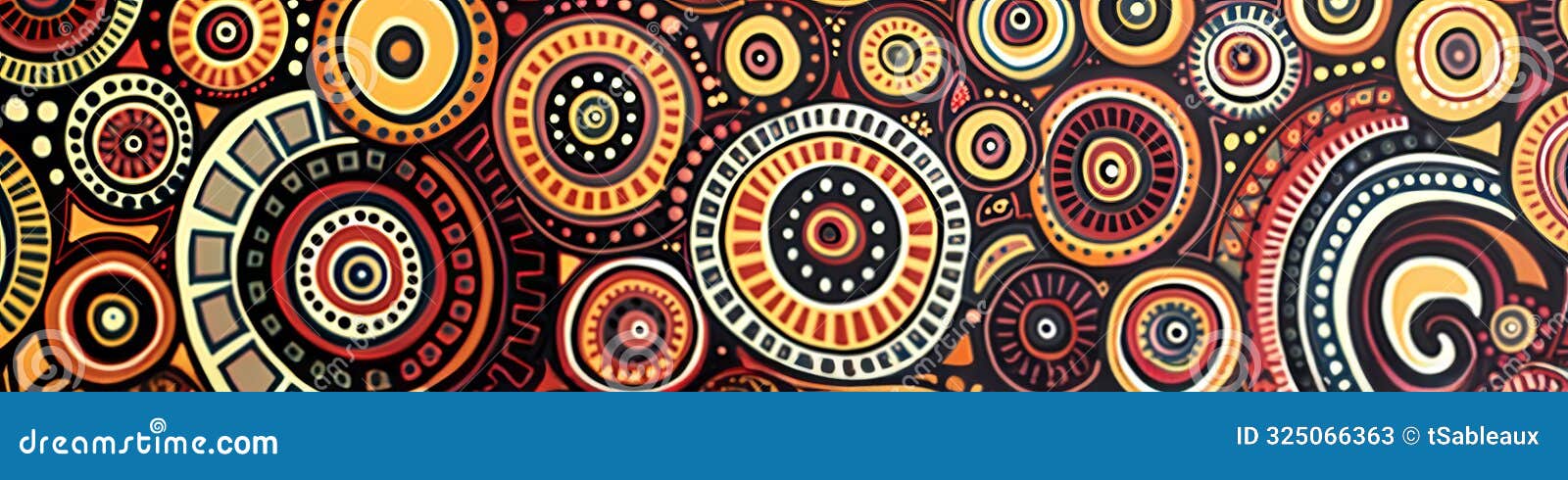 National Patterns of the Australian Indigenous People Stock Image ...