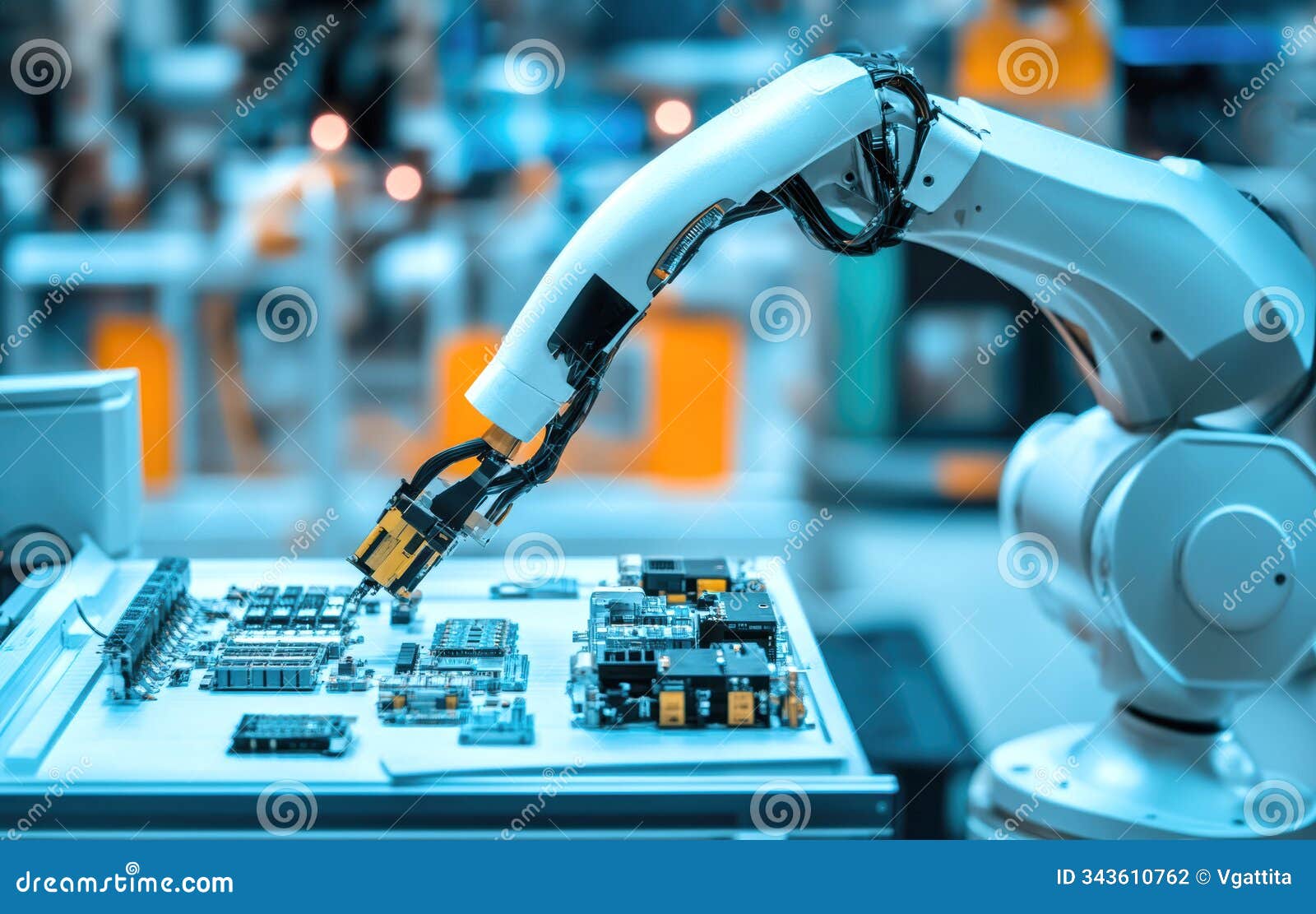 Robotics and Automation in Electronics Manufacturing Assembly Line ...