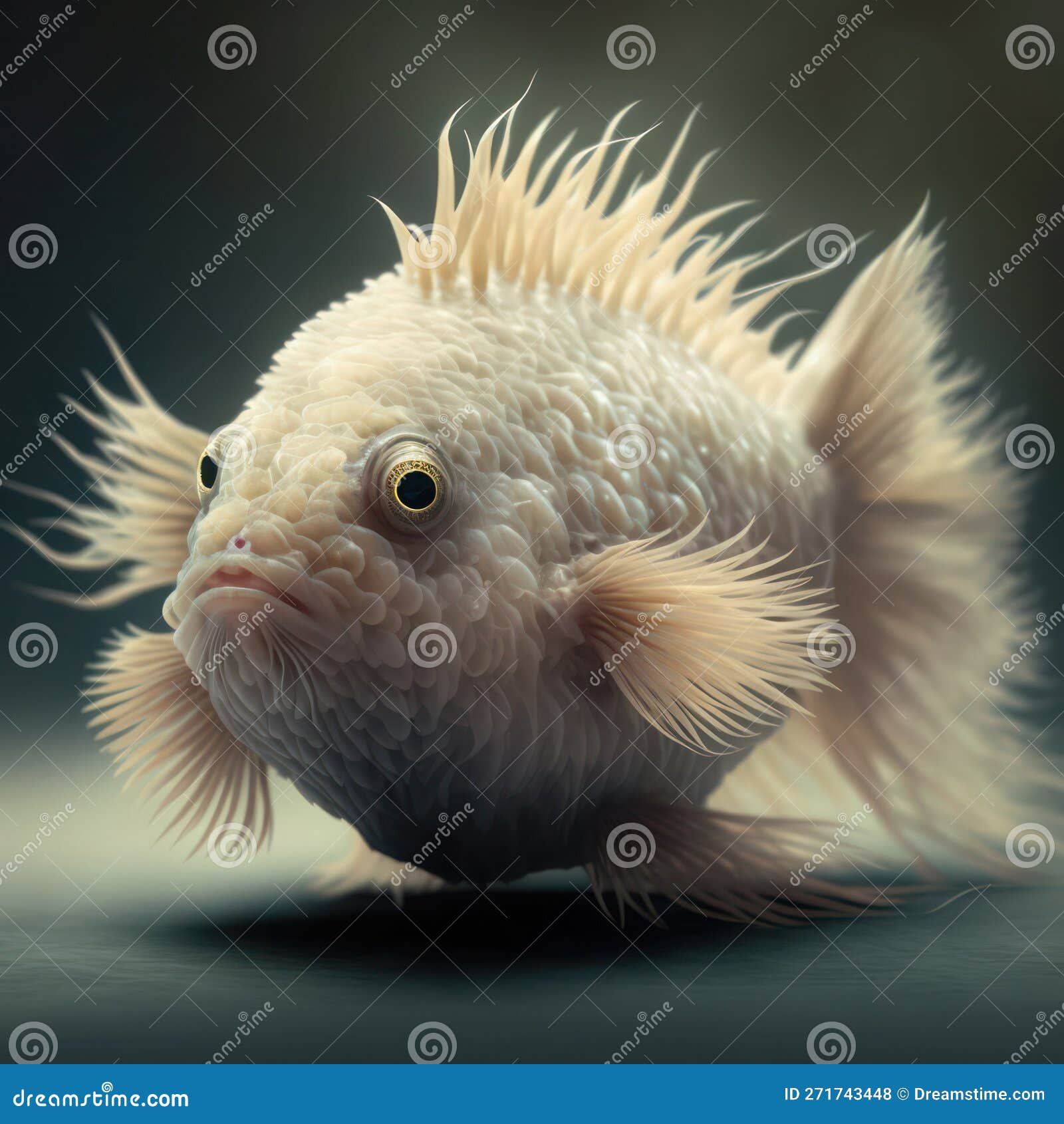 Generated Image of an Unusual Species of Fish Stock Illustration ...