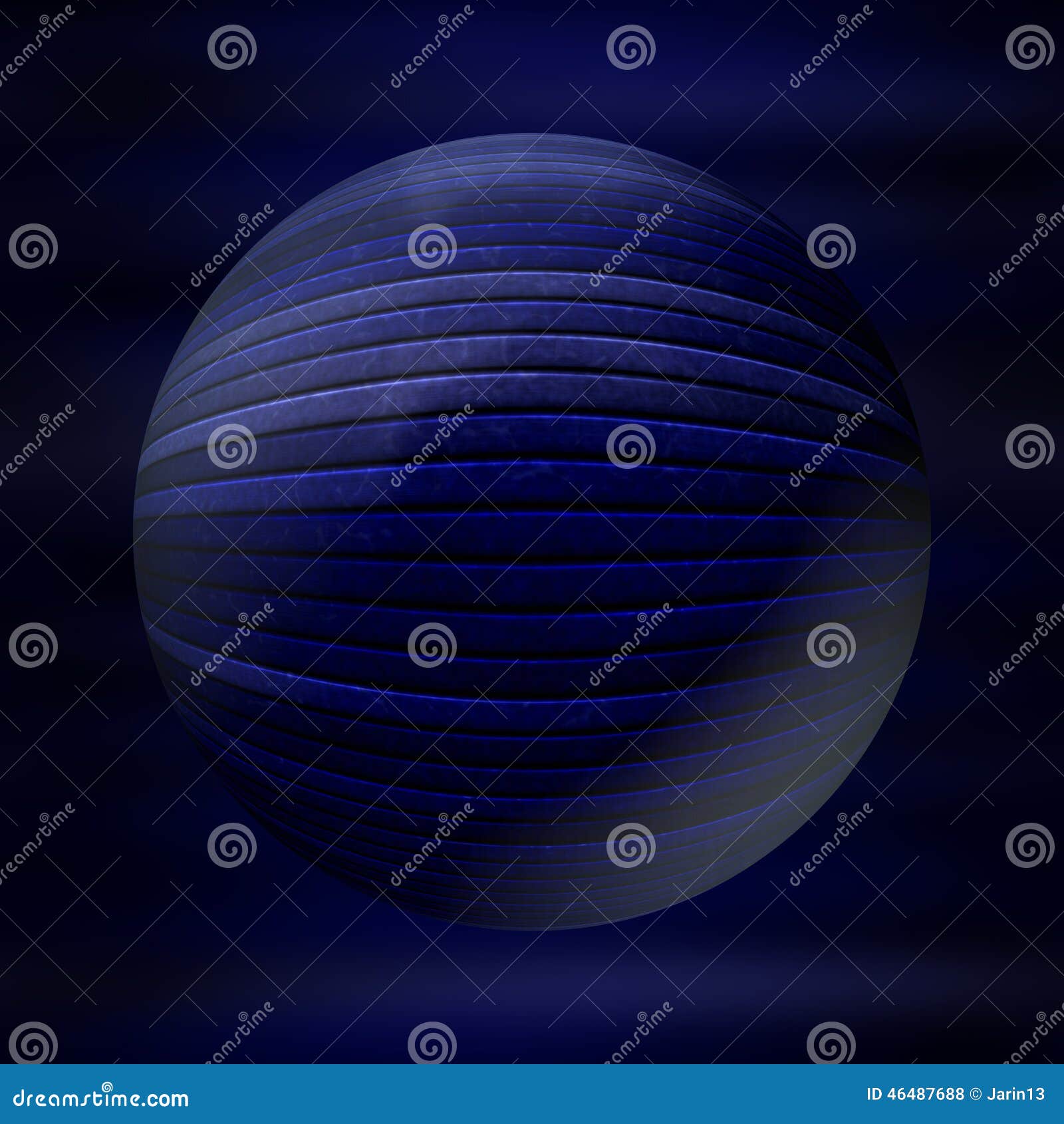 Generated Sphere Ball from Blue Tiles Stock Photo - Image of globe ...
