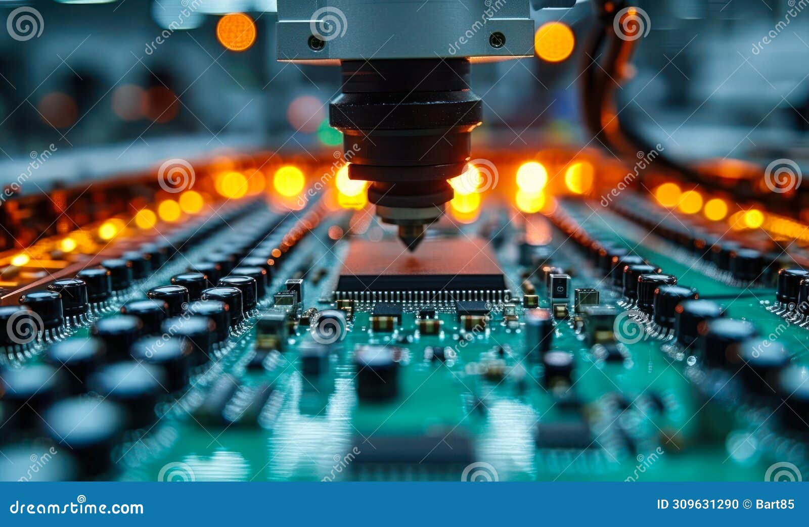 Electronic Production Outline Icons Collection. Electronics, Production ...