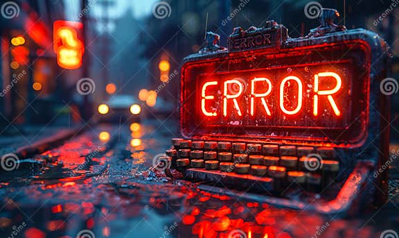 Error Message Displayed Due To Technical Difficulties In Processing Visual Data Indicating A