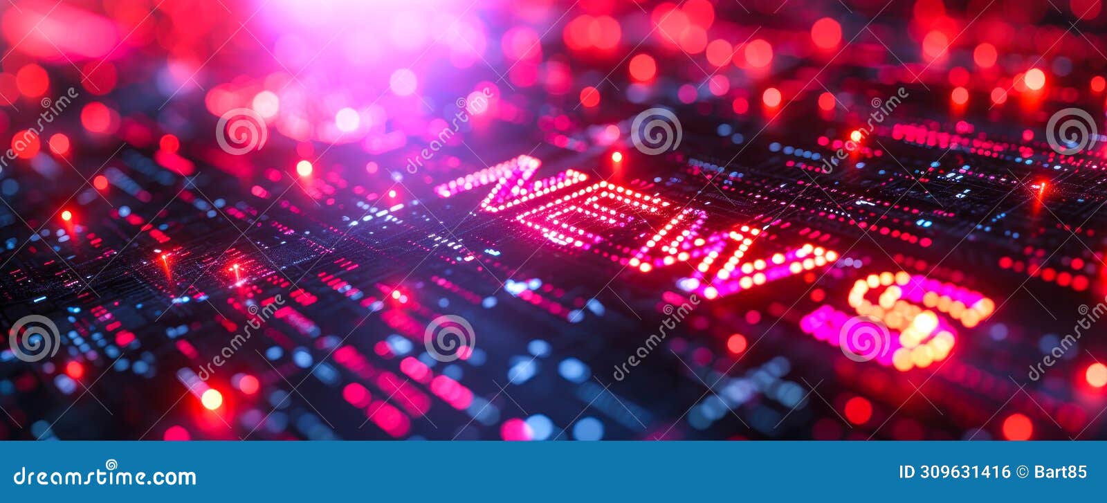 Global Digital News Concept With Bold NEWS Lettering Overlaying A ...