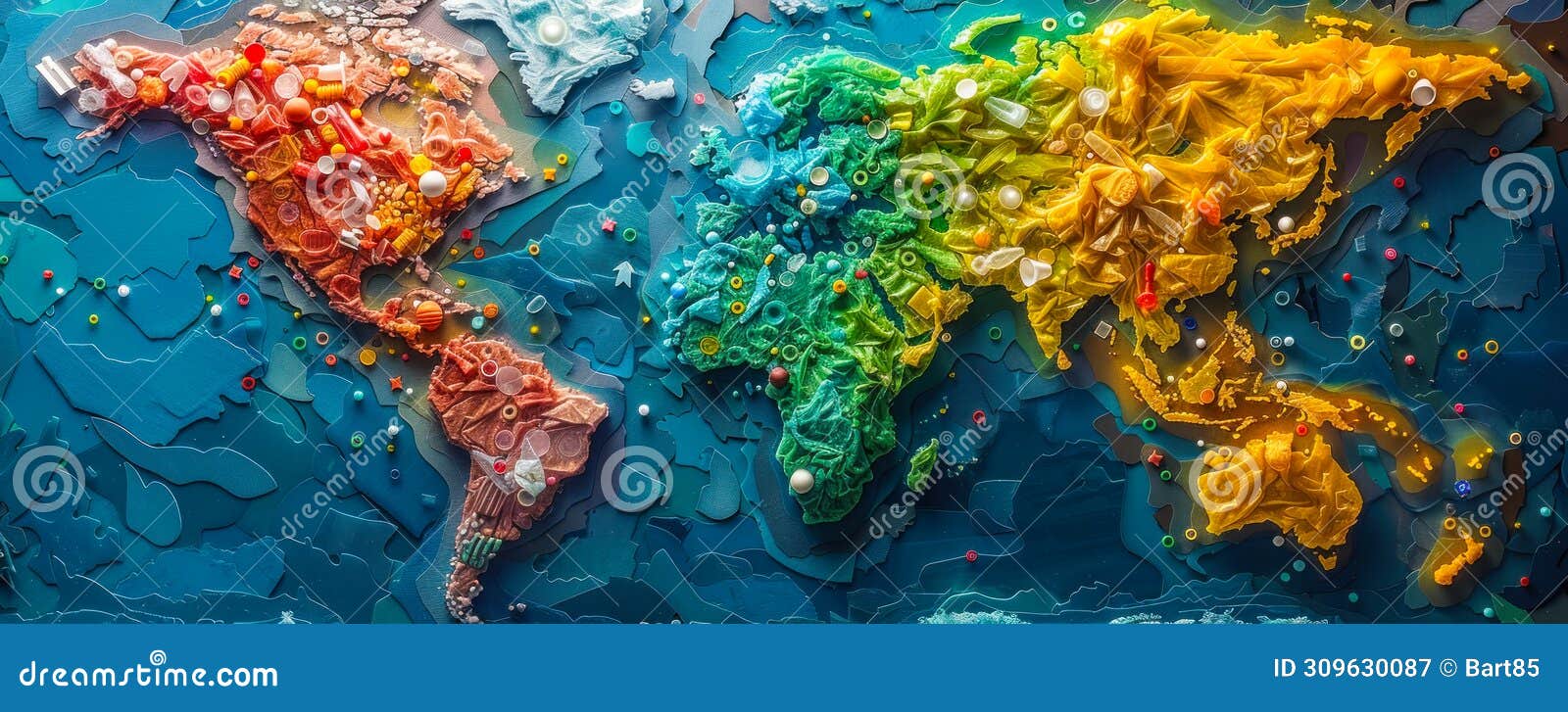 Global Environmental Issue of Microplastic Pollution Depicted by ...