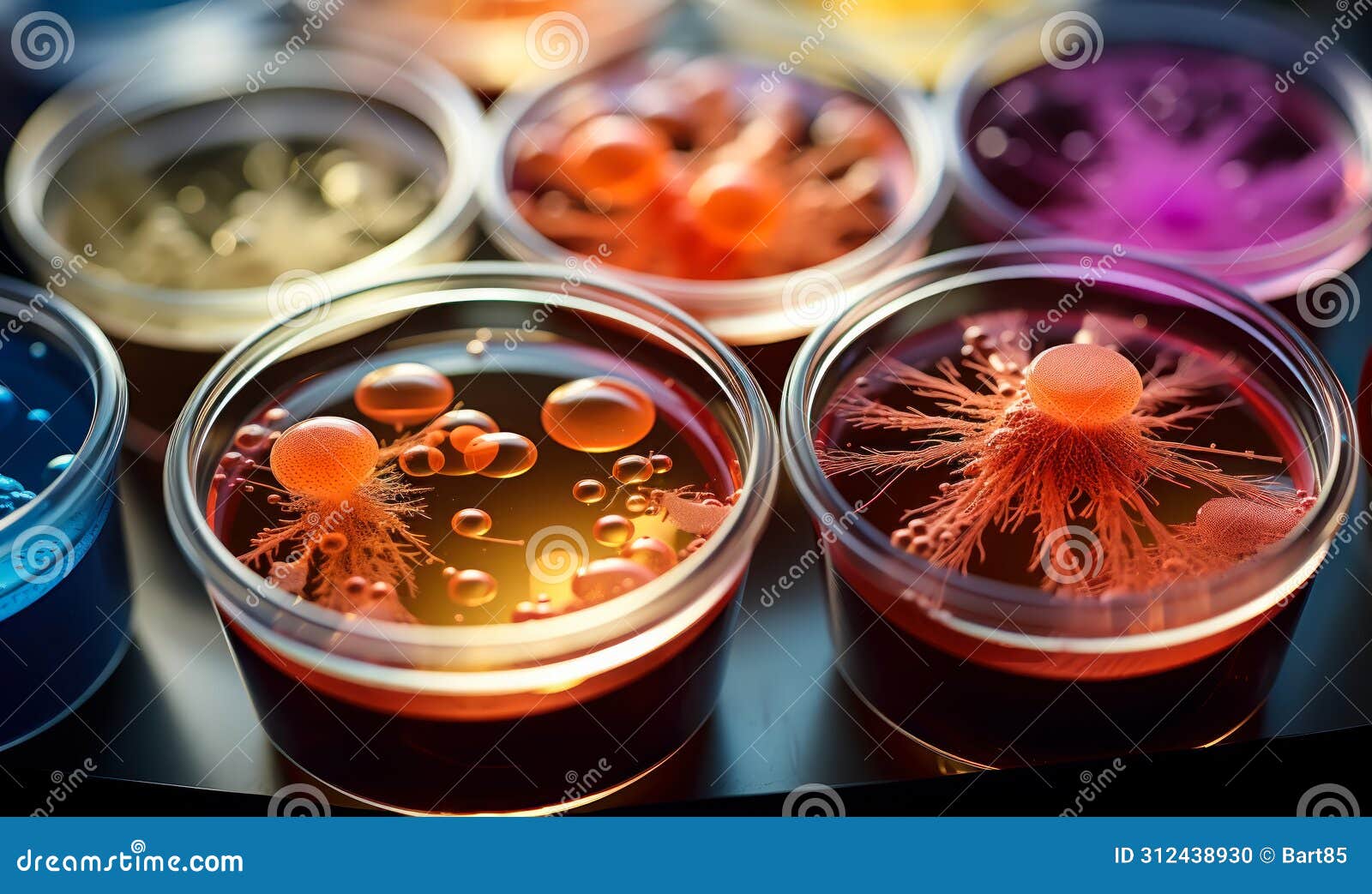 Bacterial Cultures In Laboratory Incubator Royalty-Free Stock ...