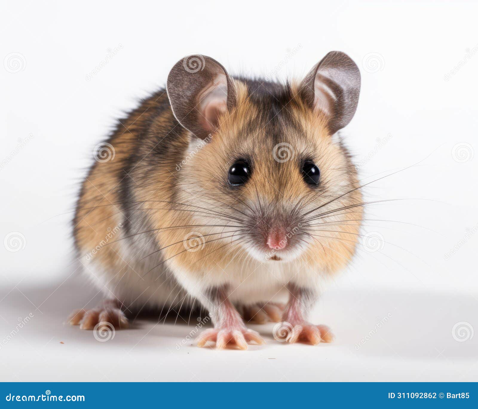 Photo of African Spiny Mouse Isolated on White Background. Generative ...
