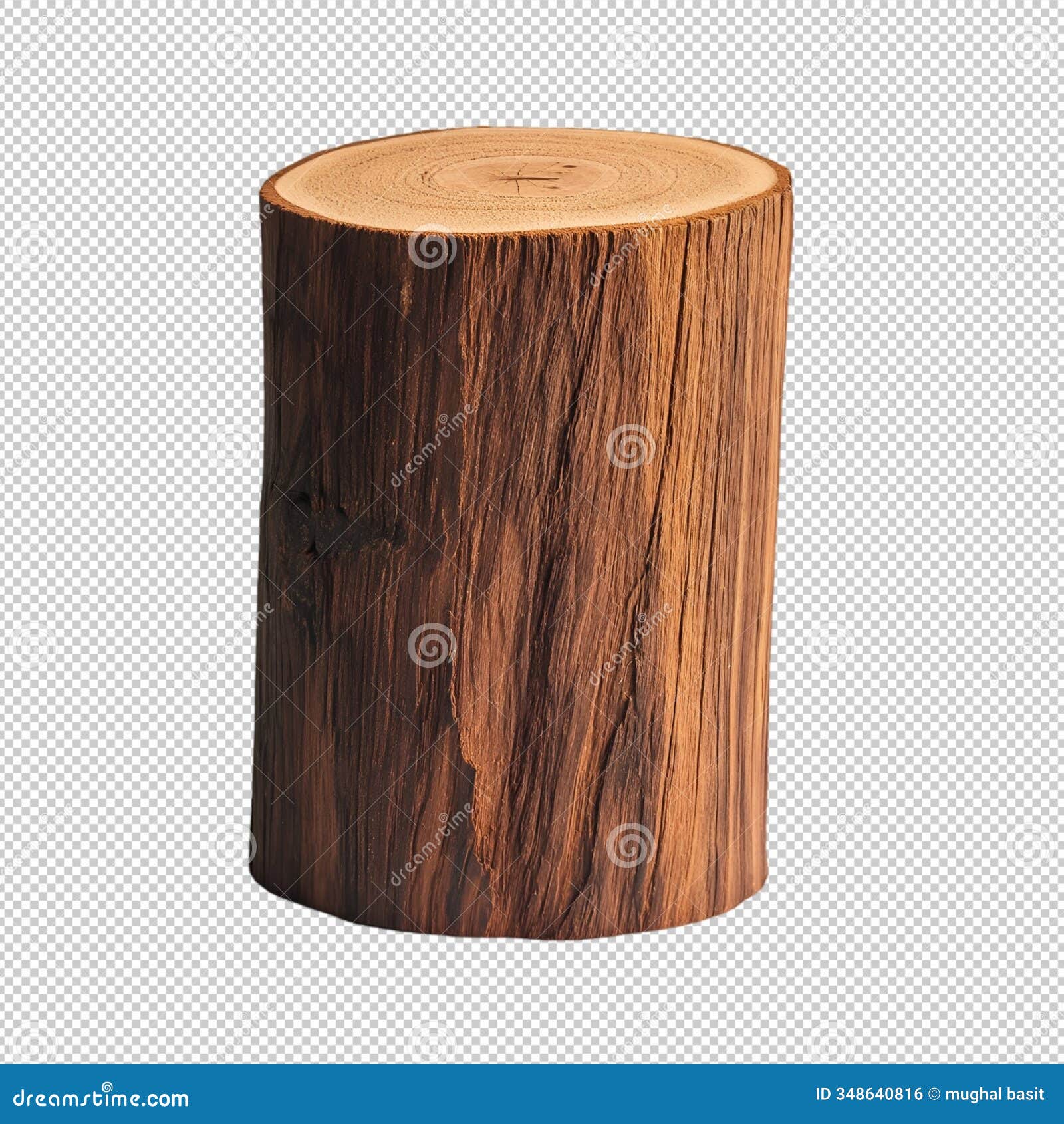 Tree Trunk Section on Transparent Background Png Stock Photo ...