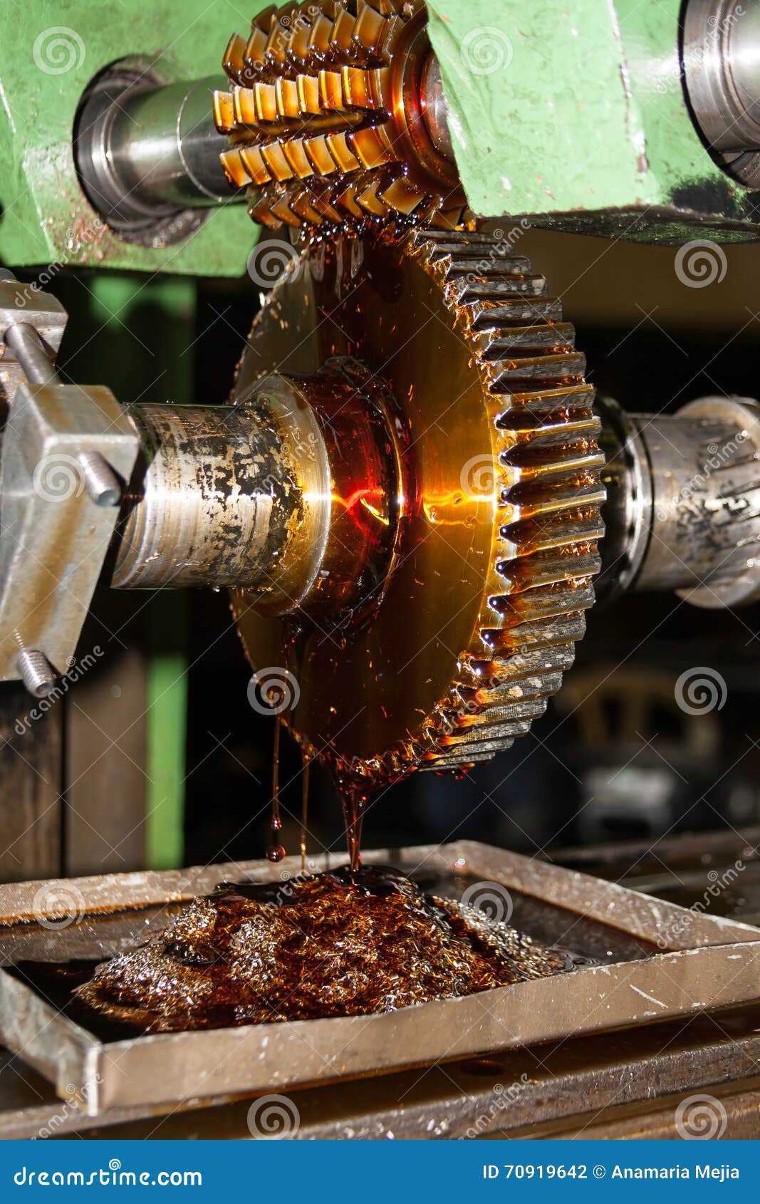 Generating gear stock photo. Image of metal, mechanical - 70919642