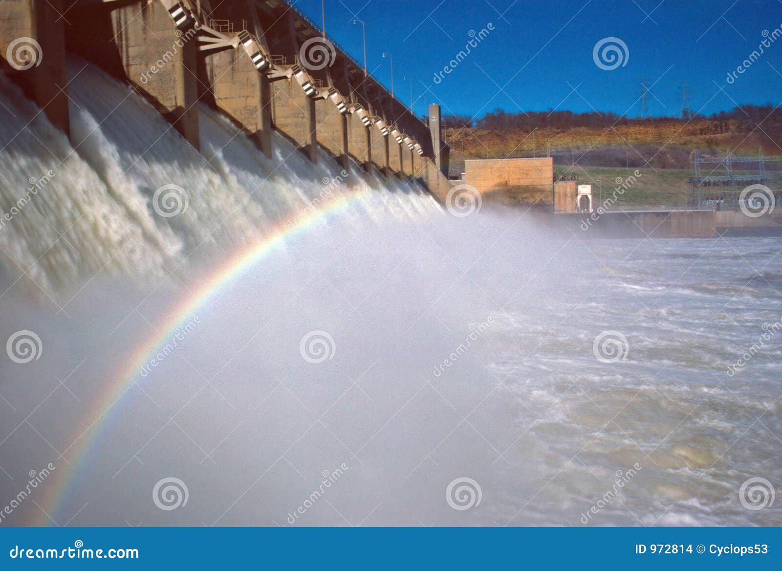 Generating hydro-power stock photo. Image of river, hydro - 972814