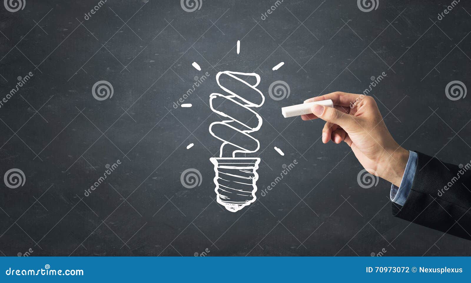 Generating new ideas stock photo. Image of bulb, lightbulb - 70973072