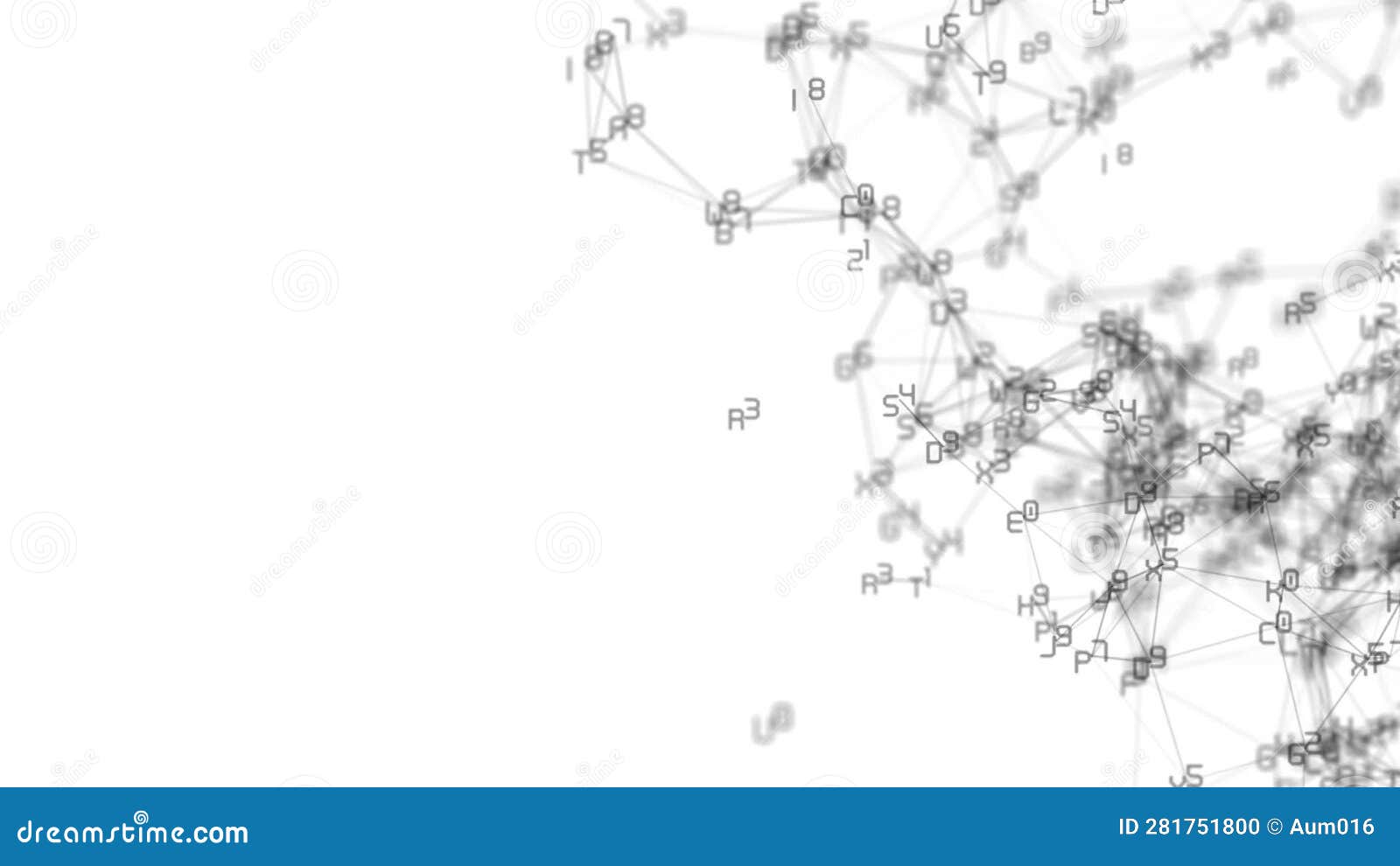 Generating Numbers. the Process of Generation by Neural Networks Stock ...
