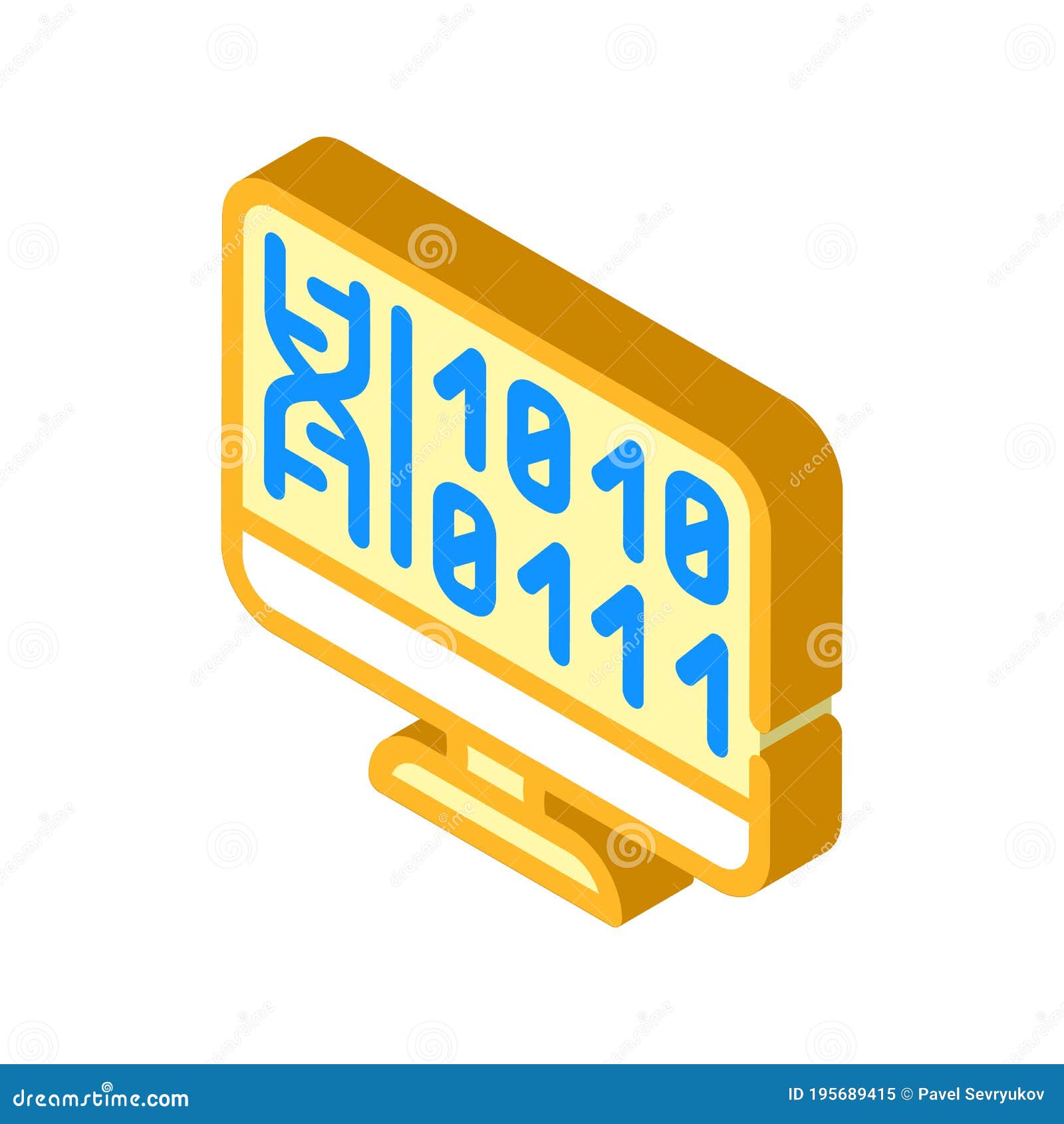 Generating Protein Cell Using Computer Code Icon Doodle Illustration ...