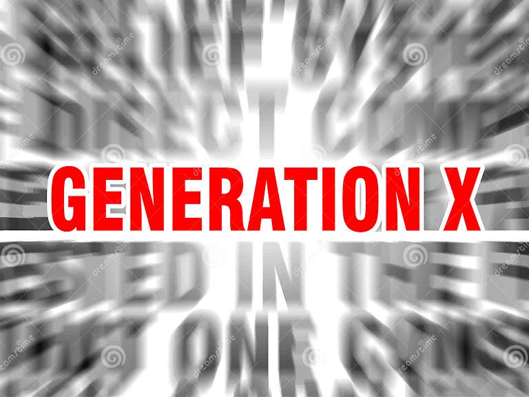 Generation x stock vector. Illustration of template - 147626260