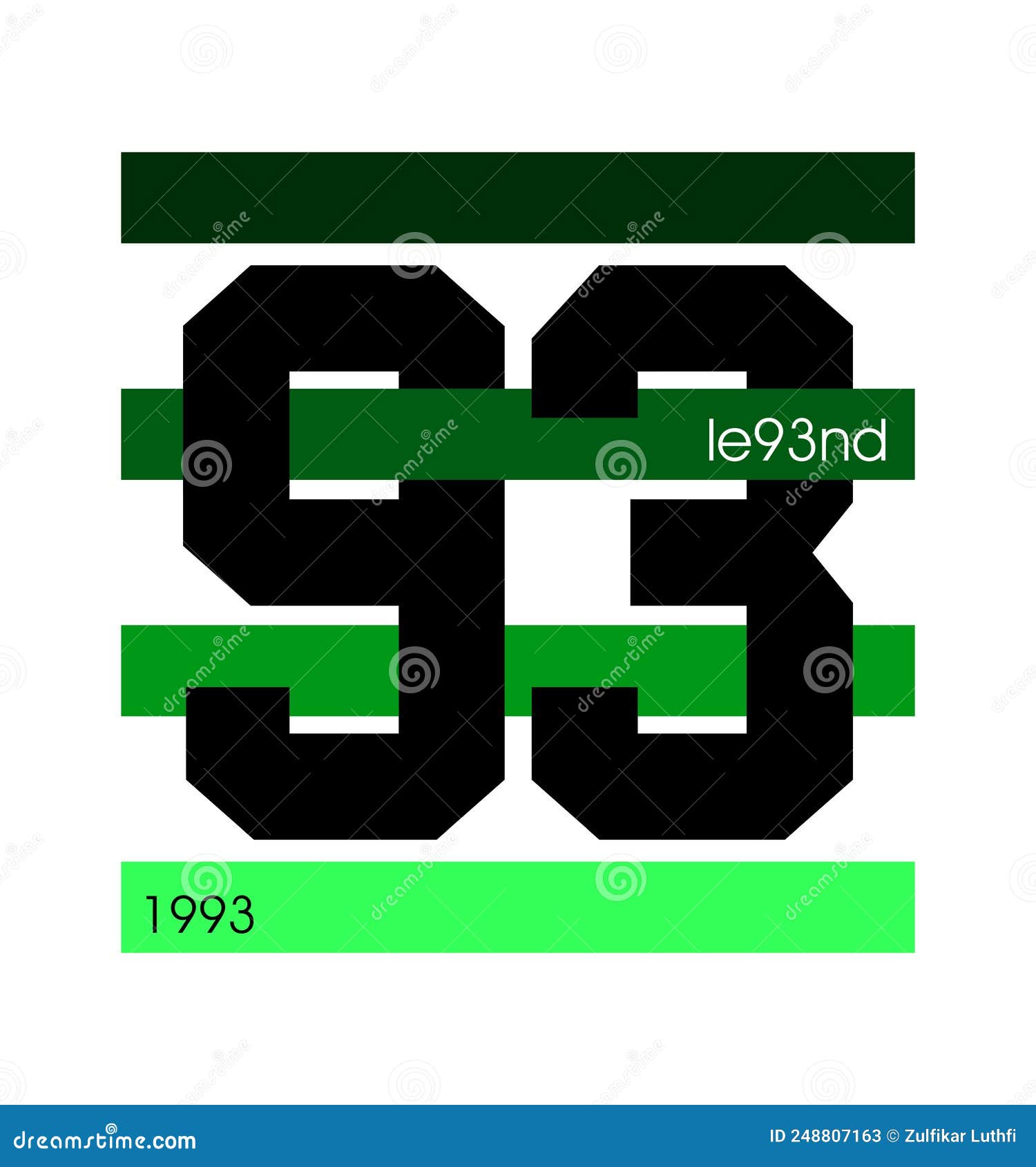 Since 1993 Emblem Design Cartoon Vector | CartoonDealer.com #265879861