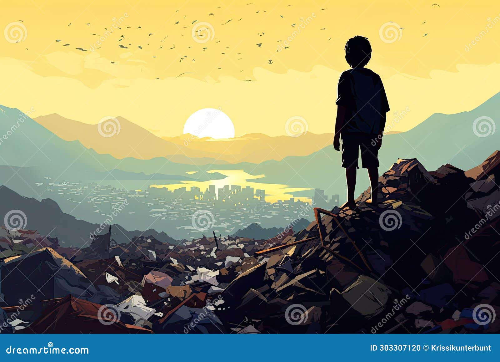 Generation Problem of Environmental Pollution in Nature AI Generated ...