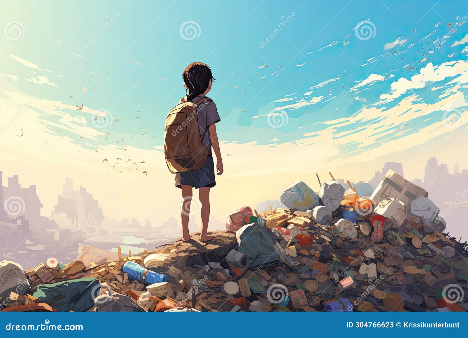 Generation Problem of Environmental Pollution in Nature AI Generated ...