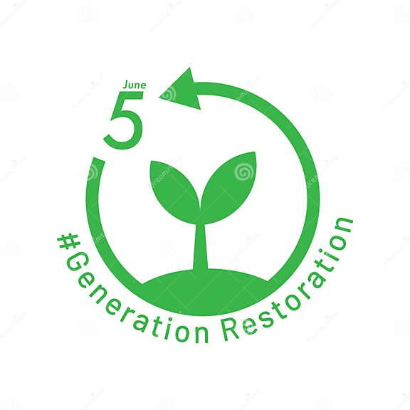 Generation Restoration. Typography Design for World Environment Day ...