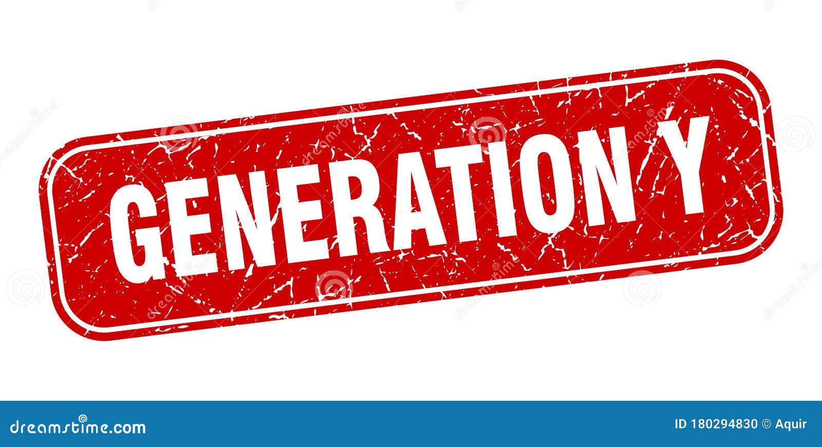 Generation Y Stamp. Generation Y Square Grungy Isolated Sign Stock ...