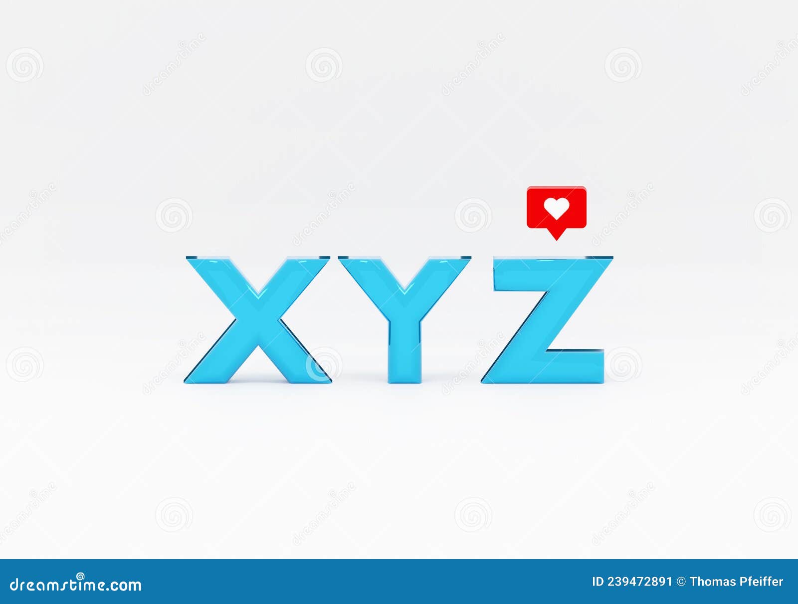 Generation Z 3D Render Illustration Stock Illustration - Illustration ...