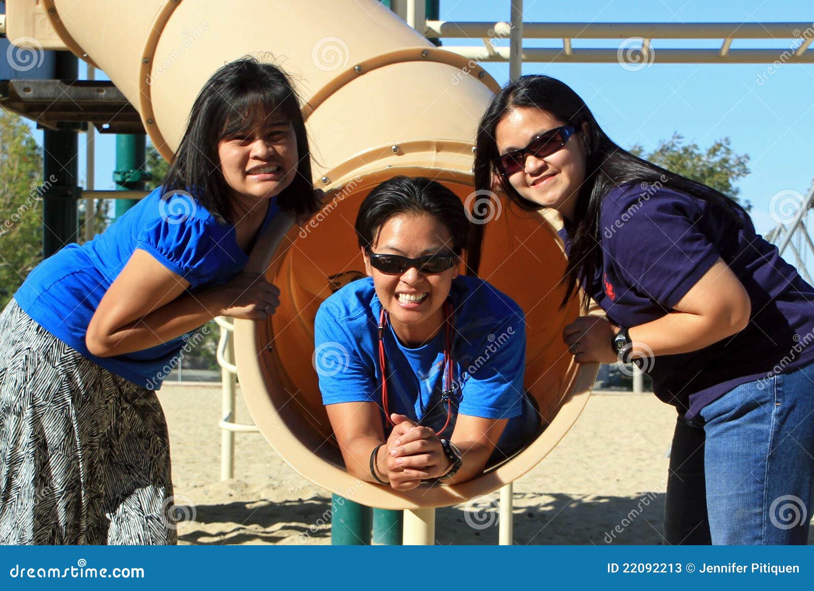 Generational Friendship stock image. Image of smile, playground - 22092213