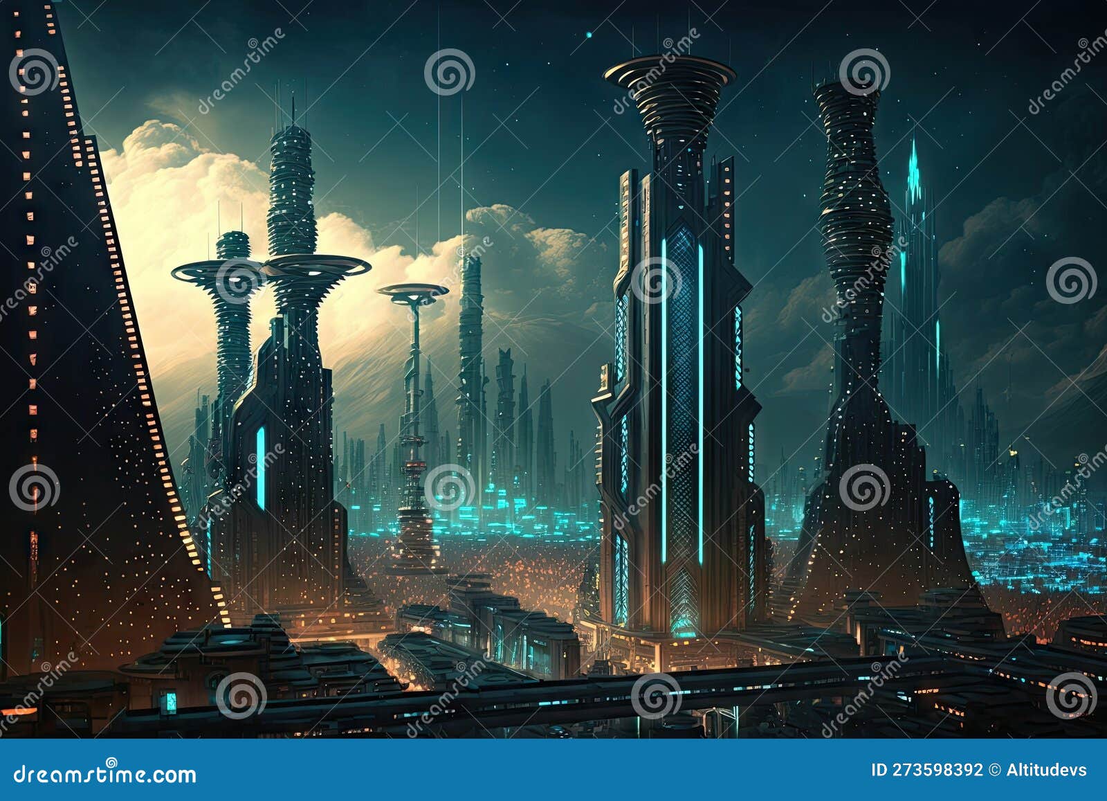 Generational Future in Technological Space of Illuminated Cities and ...